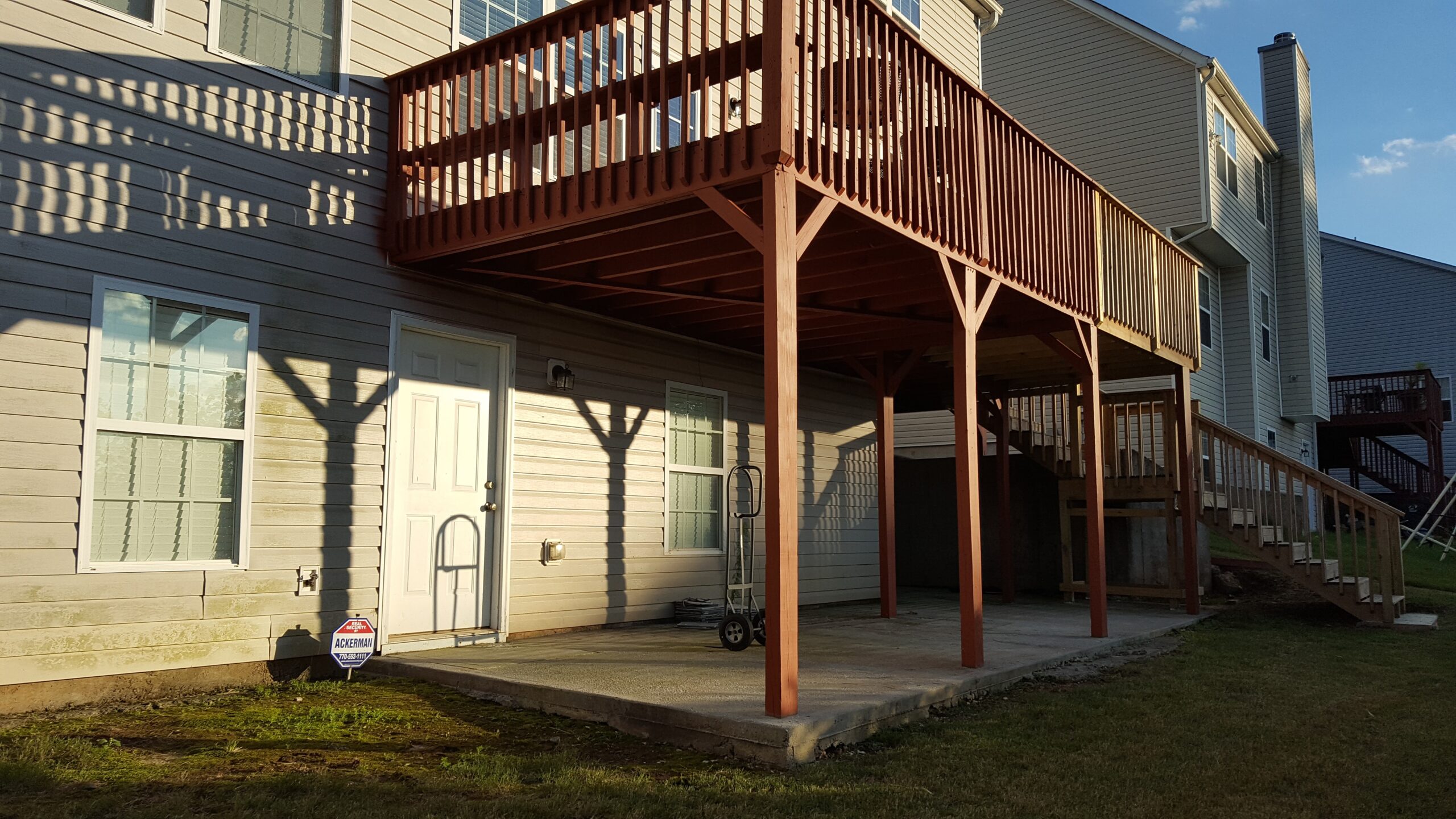 Deck Extension Complete - ENSANTI Creations LLC